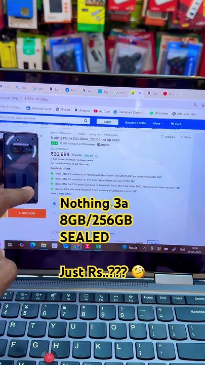 NOTHING 3a 8GB/256GB, SEALED, just:24500/- ☎️ 7200042359 / 7010149348 # ...