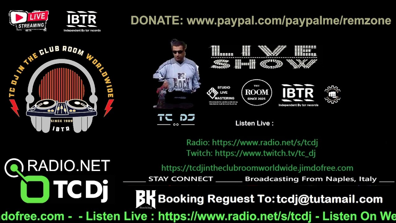 TC DJ In The Club Room Worldwide On Air And Live | TC Dj / Musical Producer
