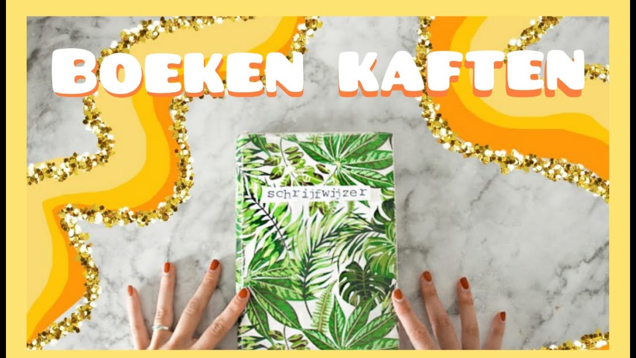 DIY | BOEKEN KAFTEN #BACKTOSCHOOL - YouTube