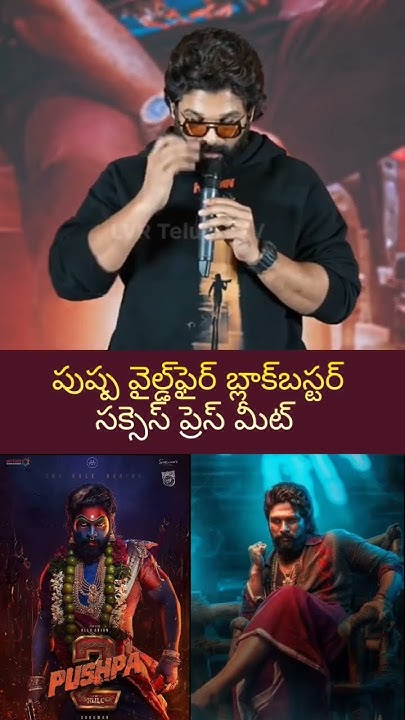PUSHPA 2 WILDFIRE Blockbuster Success Press Meet | Pushpa 2 | Allu Arjun | Sukumar - YouTube