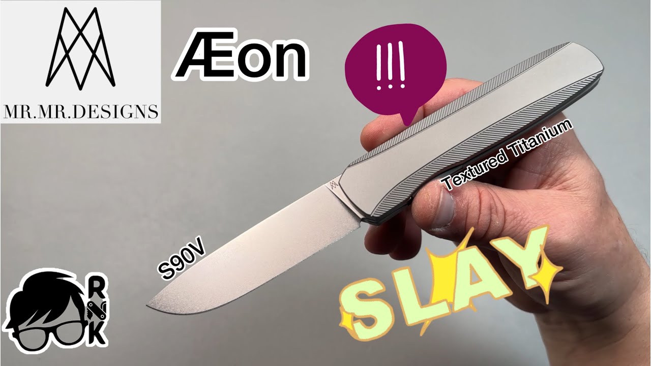 Unboxing my own preordered Aeon knife from Mr.Mr.Designs… this is just ...