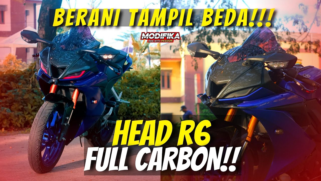 R15 V3 GANTI KEDOK R6 PLUS SPION ZX10R #PROJECTPART1 - YouTube