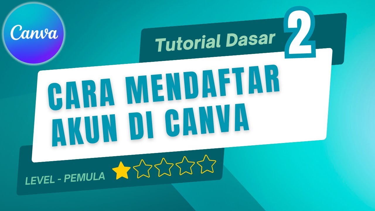 Cara mendaftar di canva - Tutorial Dasar 2 - YouTube