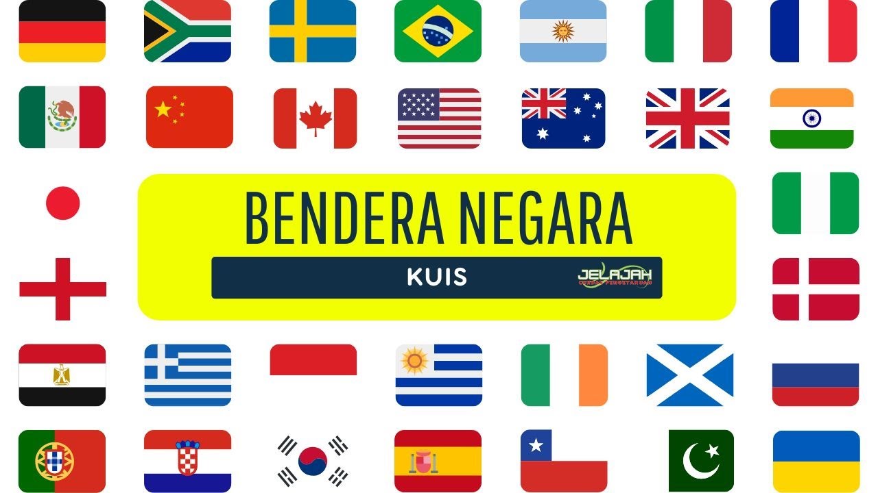 Kuis Tebak Bendera Negara | Flag Quiz | Jelajah Cerdas Pengetahuan ...