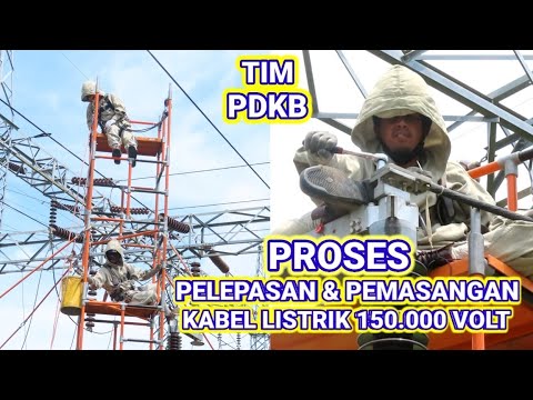 Proses Pemeliharaan PMS 150 KV‼ Pelepasan & Pemasangan Kabel Listrik ...