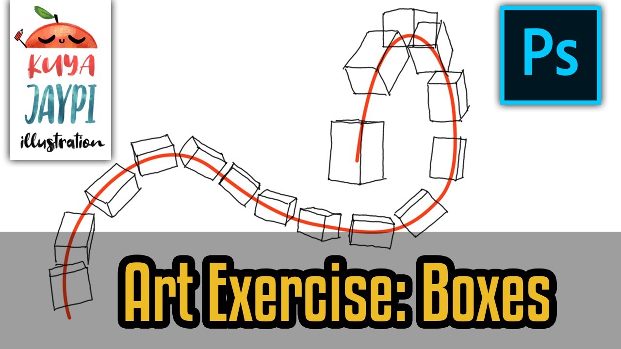 Art Exercise: Box Alignment to improve Drawing From Imagination - YouTube