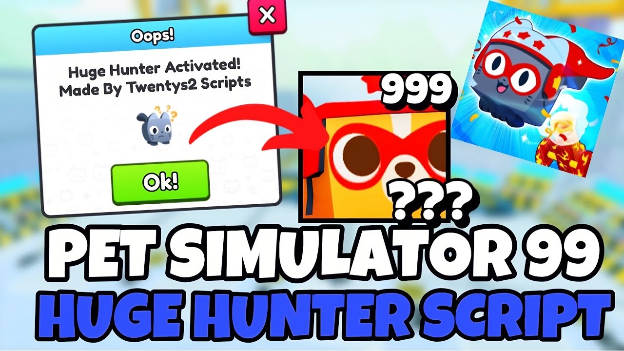 [NEW!☄️] 💣Pet Simulator 99 Huge Hunter Script | Pastebin | 2025 - YouTube