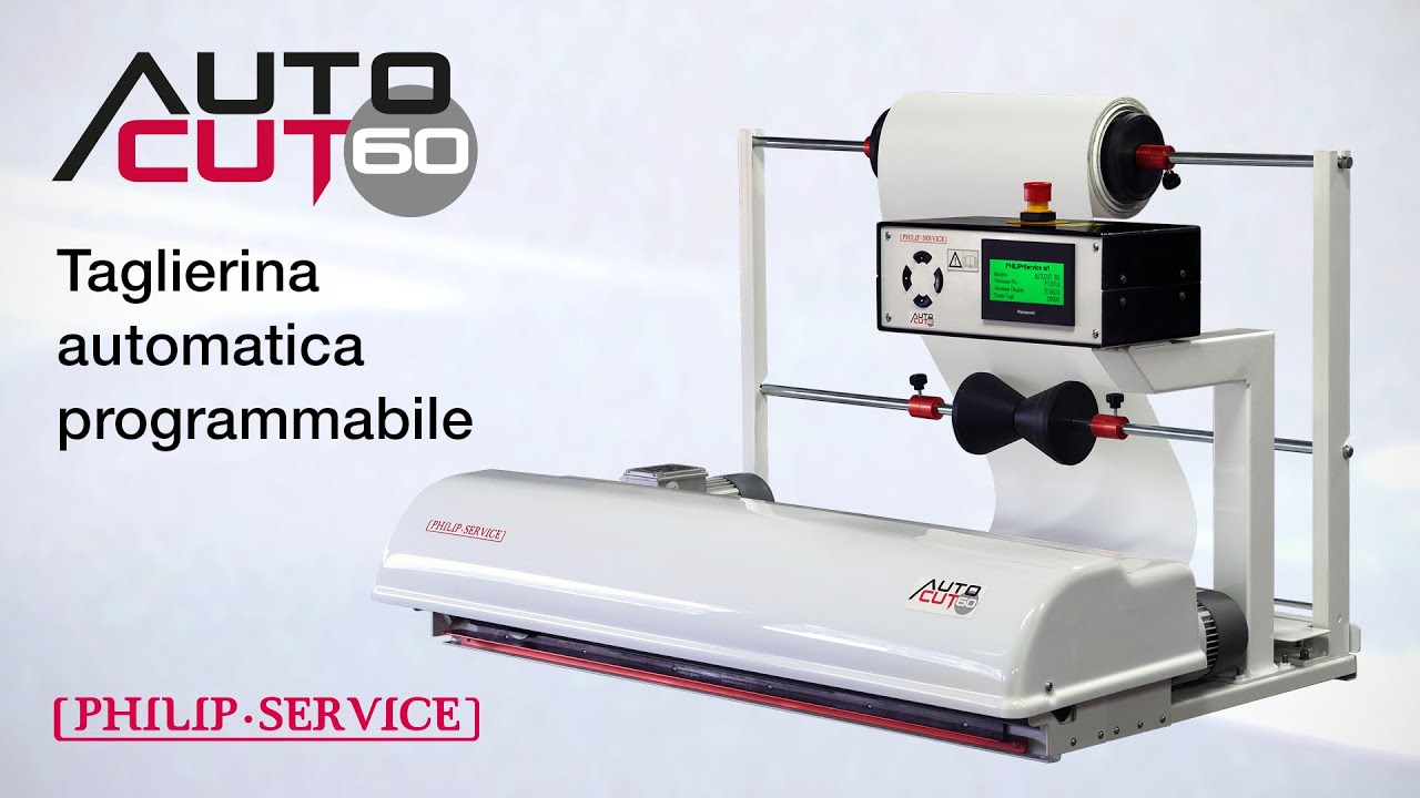 AUTOCUT 60 taglierina automatica programmabile - YouTube