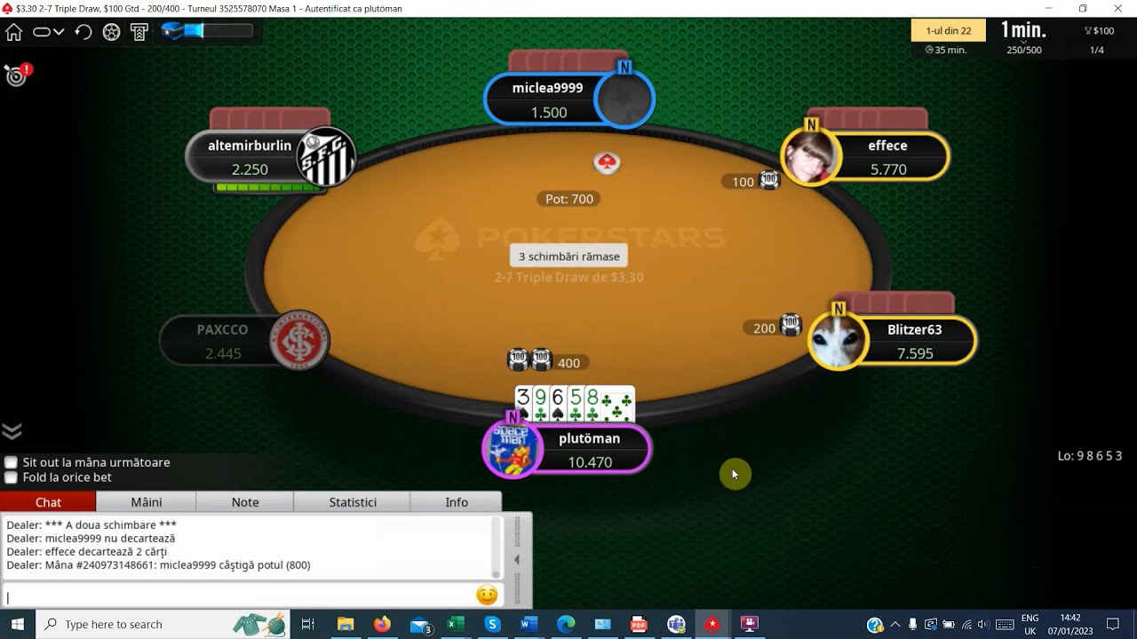 2 7 Triple Draw Poker Tournament Part 1 Of 3 YouTube