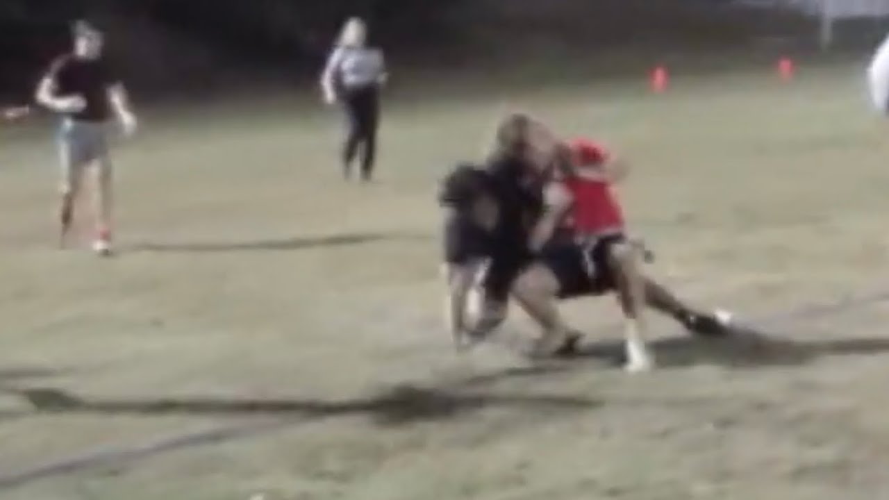 TACKLING IN FLAG FOOTBALL!! UWF Flag Football - YouTube