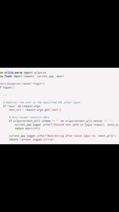 Parse Url Parameters In Flask Developer Programming Code Python Cleancode Flask Youtube