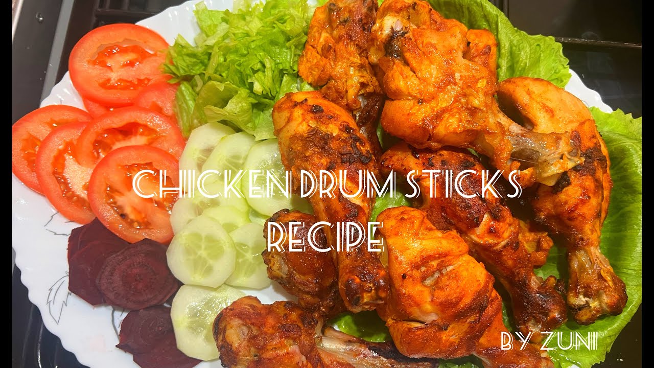 Tandoori chicken roast in oven || chicken drum sticks || roasted recipe ...