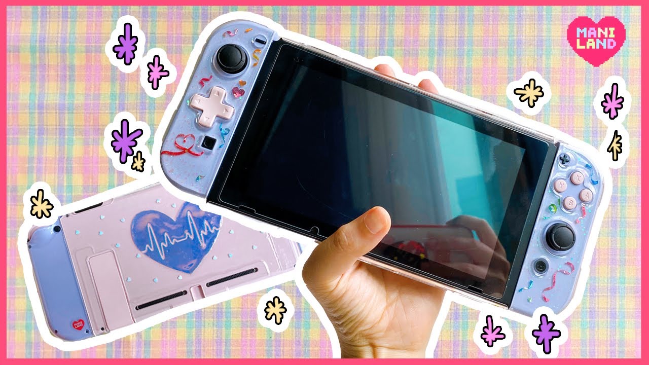 닌텐도 스위치 하우징, 악세서리 꾸미기 리뷰 DIY Nintendo Switch Accessory Housing - Mani ...