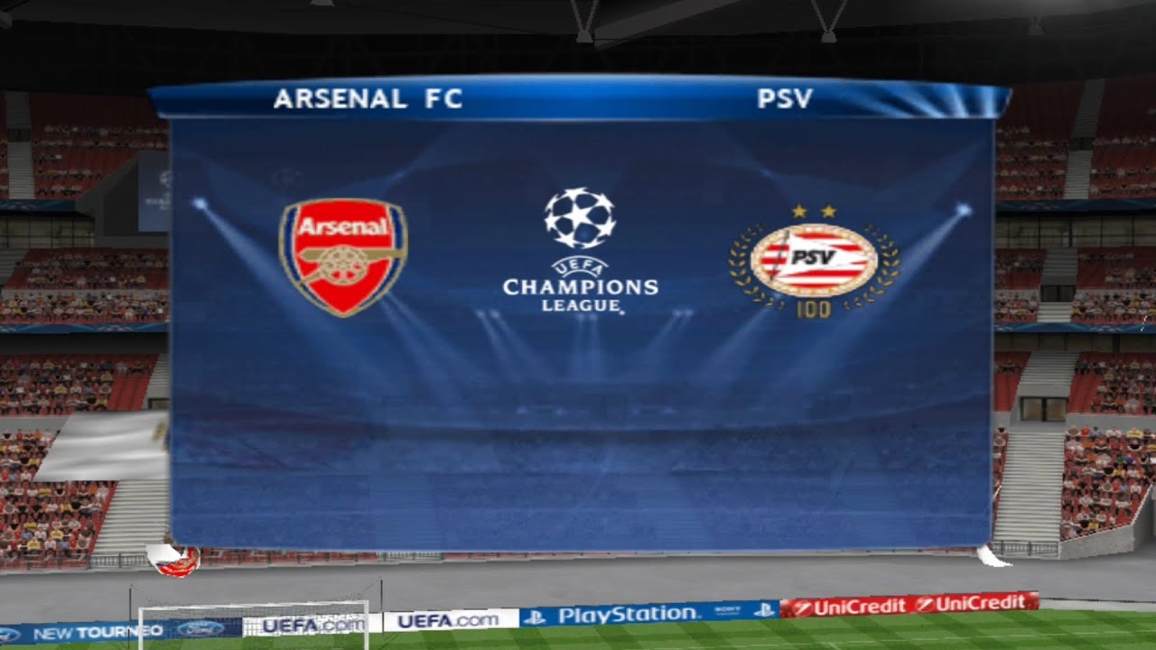 PES 2014 - ARSENAL vs PSV | UEFA Champions League #UCL | PPSSPP Android ...