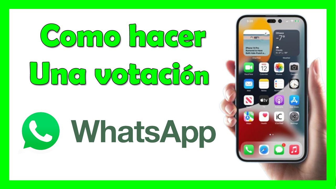 Como hacer una votación en WhatsApp - YouTube