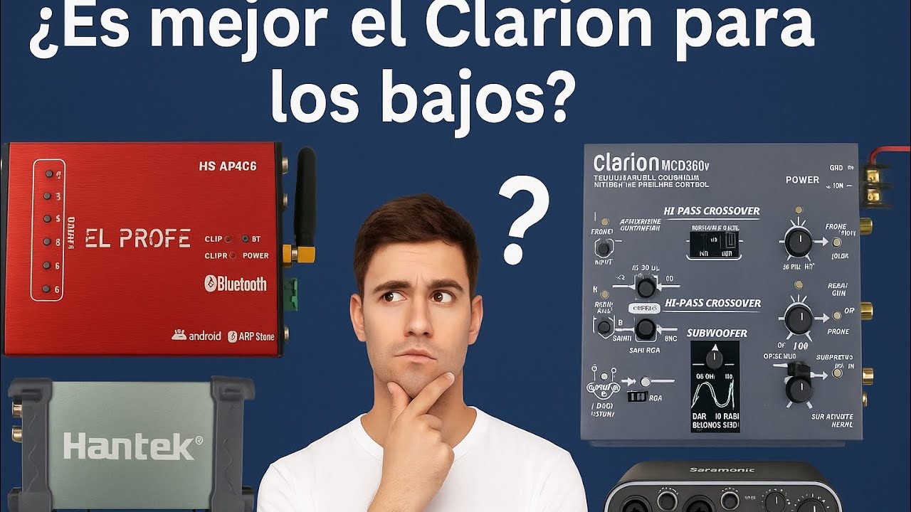CLARION & DSP PARA LOS BAJOS - YouTube