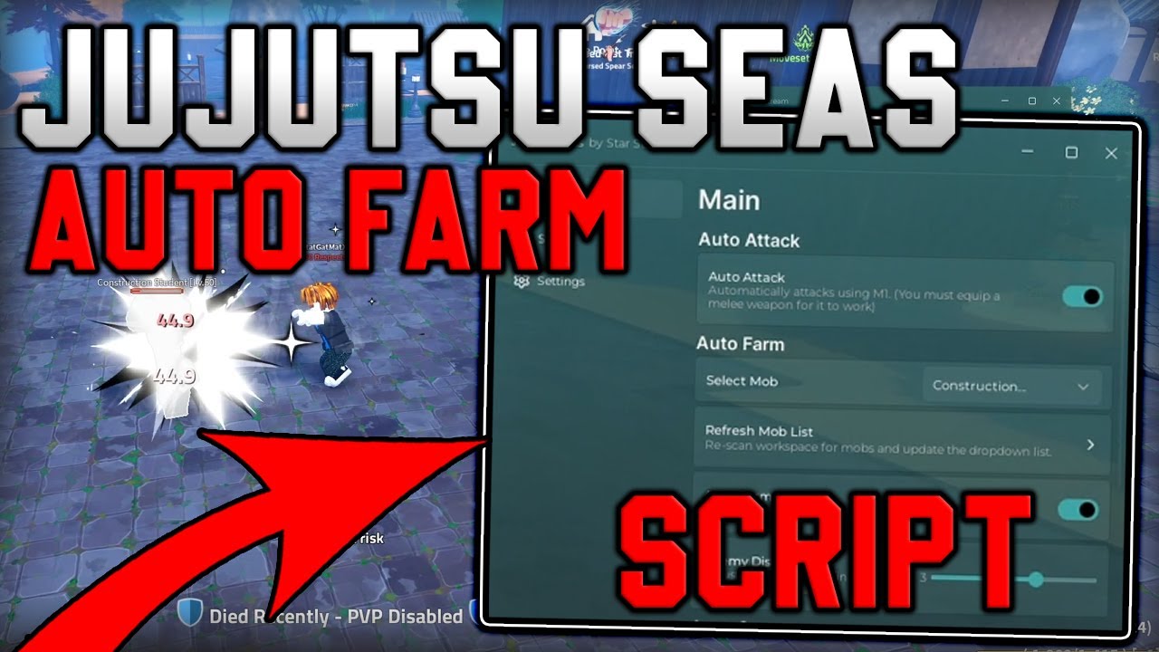 [🔔UPDATE 1] Jujutsu Seas Script Auto Farm, Kill Aura And Max Stats ...