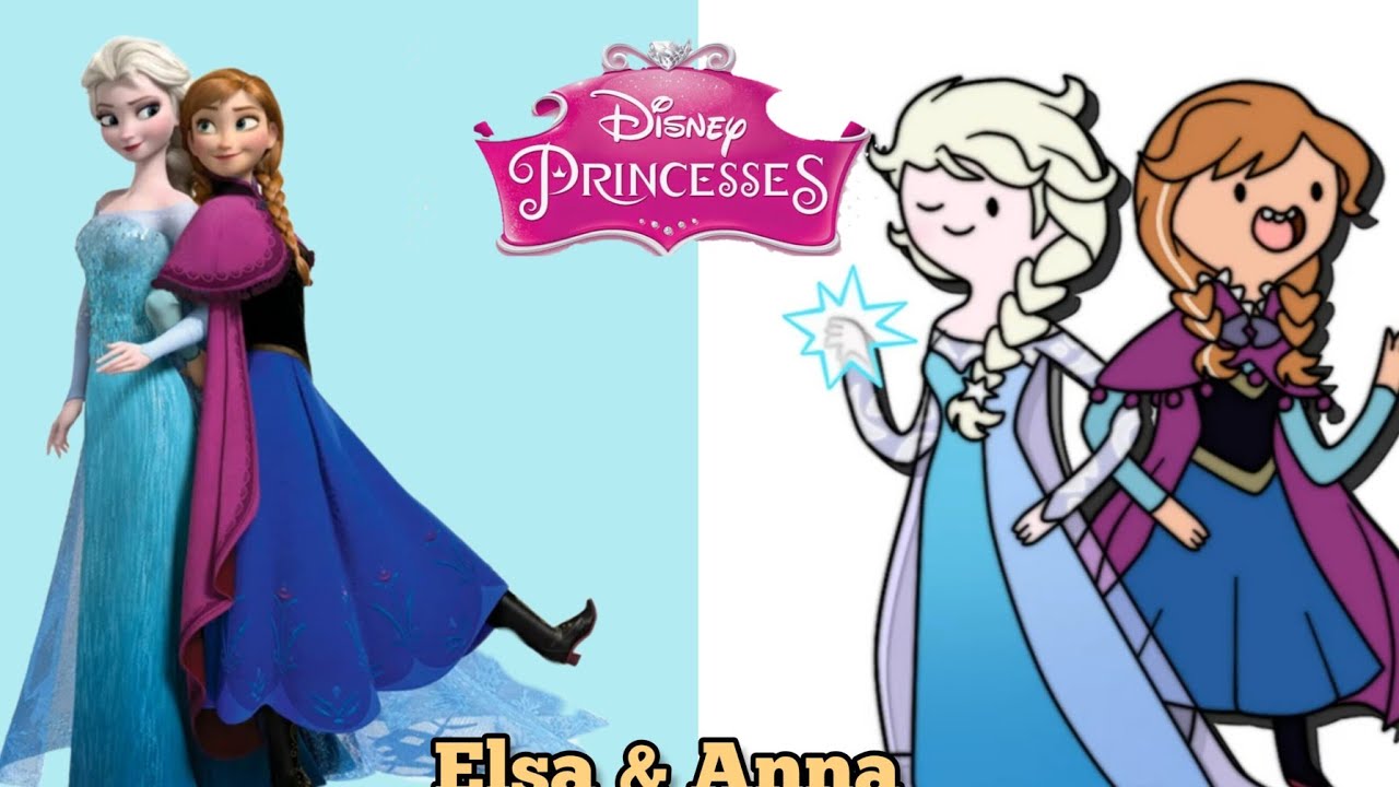 Disney Princesses As Adventure Time Characters 😍 | 👉@snthouse 👈 - YouTube