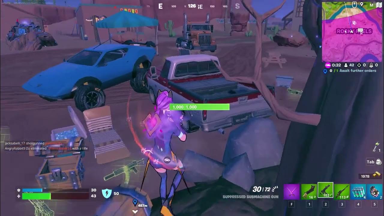 Visit named locations in a single match - Fortnite - YouTube