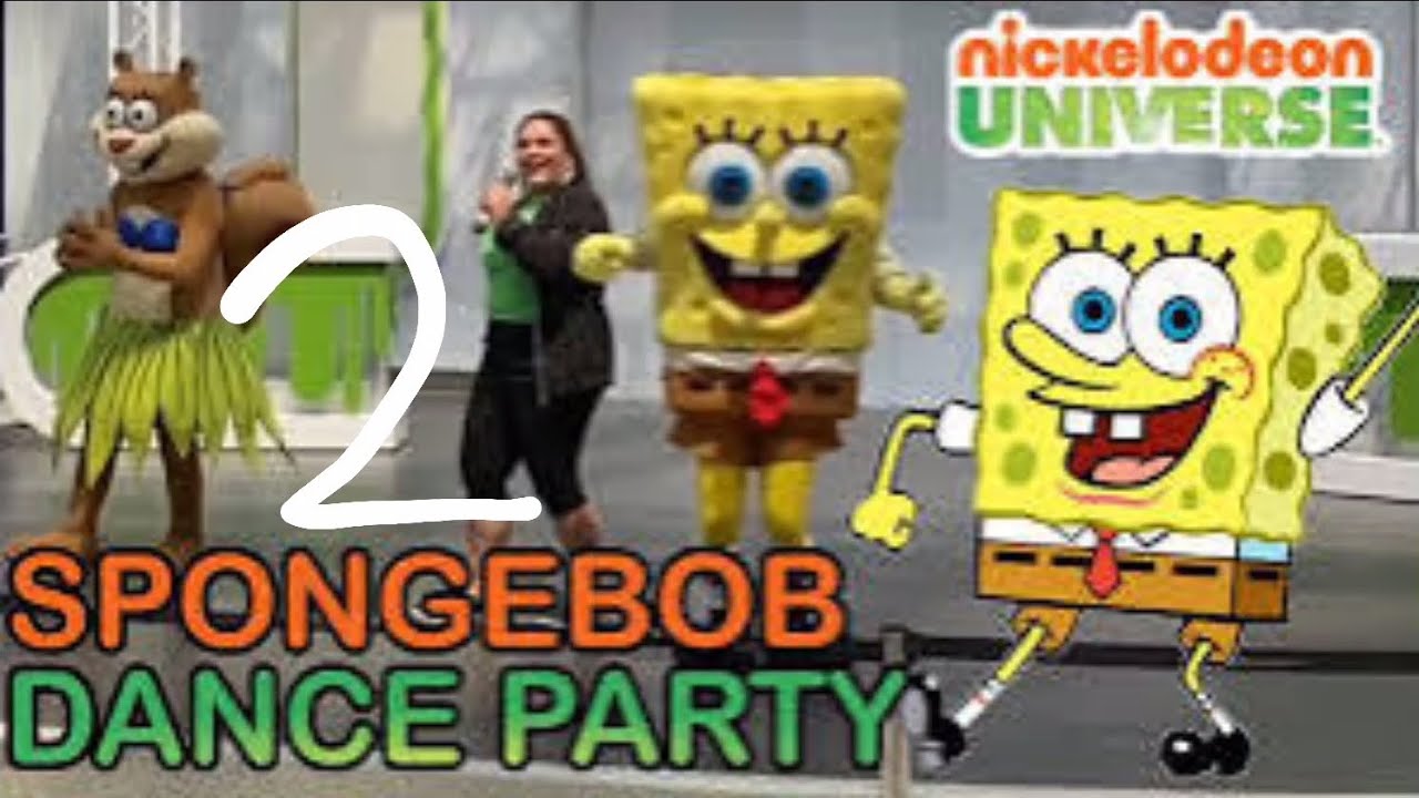 SpongeBob, Squidward & Sandy Are In We Feel Like Dancing Party At ...