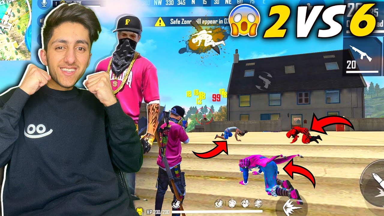 My Subscriber Challenge Me And My brother For 2 Vs 6🤯 10M. Diamond ...