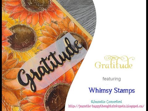 Grateful Whimsy Fall Inspired Card - YouTube