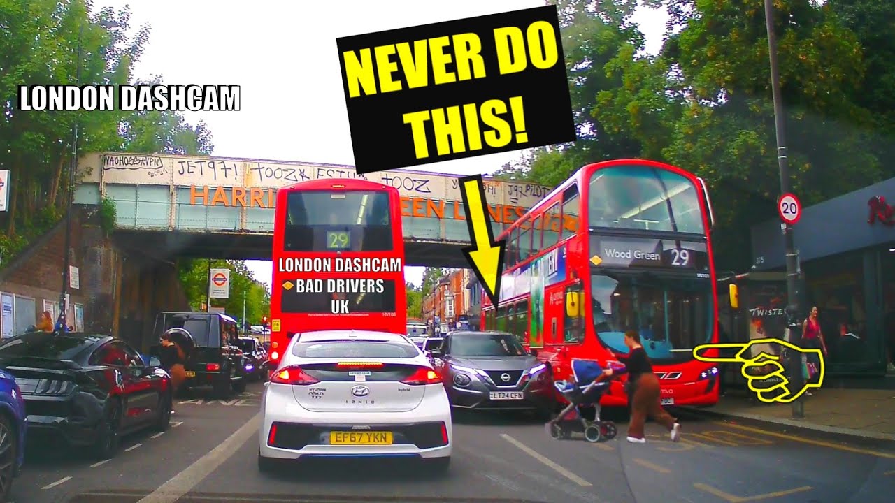 London Dashcam Bad Drivers | Abysmal Driving + Shocking Pedestrians ...