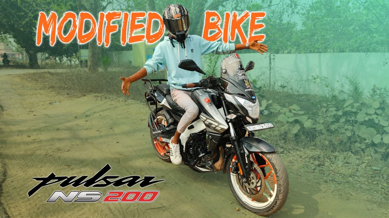 First Time Modified Pulsar NS Chalaya😍|| Pulsar NS 200 Touring ...
