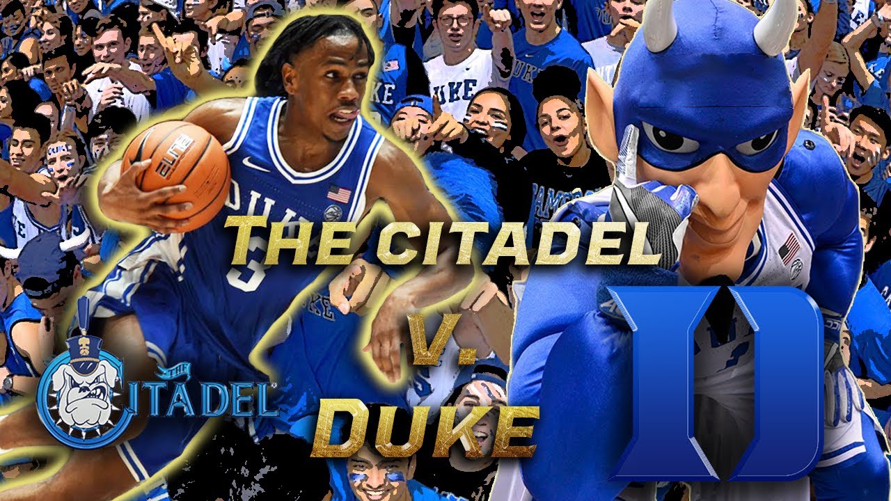 Citadel vs. Duke Basketball - Stream, Commentary, Reactions - YouTube
