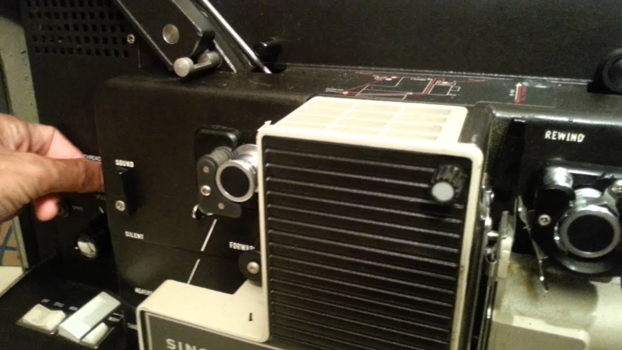 Singer Graflex 16 Insta Load 16mm Movie Projector - YouTube