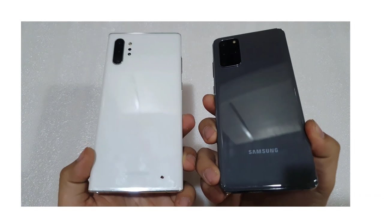 Samsung S20 Plus vs Samsung Note 10 Plus Speed Test, Display Test ...