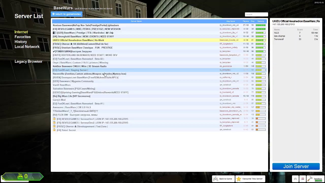 Garrys mod basewars - YouTube