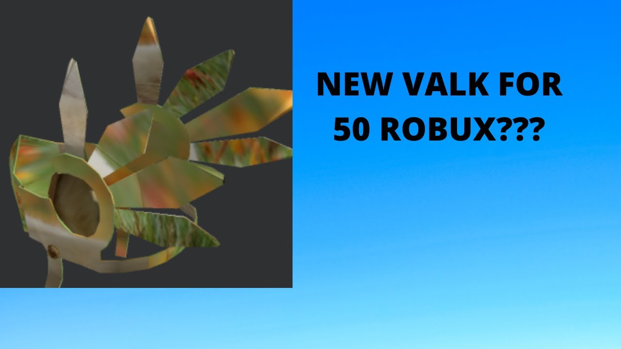 NEW ROBLOX VALK FOR 50 ROBUX??? LMAO - YouTube