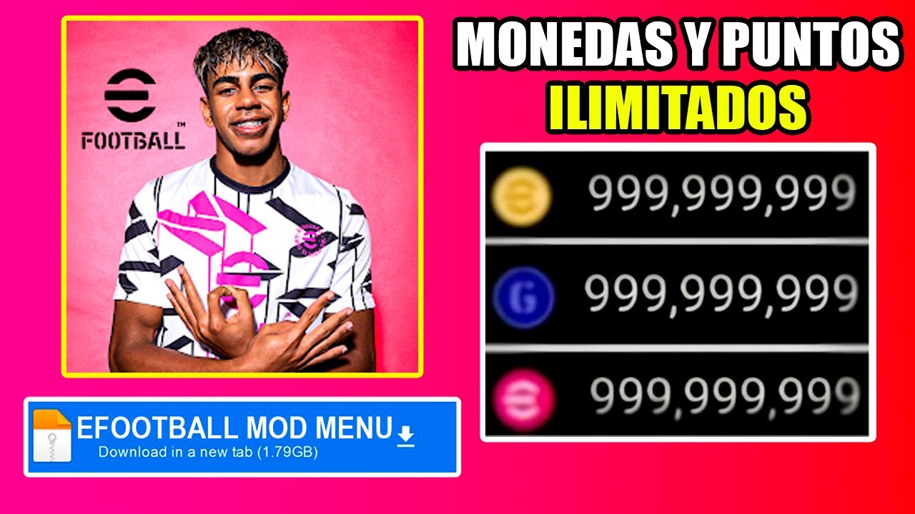 eFootball 2025 MOD MENU APK v9.3.0 MONEDAS Y PUNTOS GP INFINITOS | PES ...