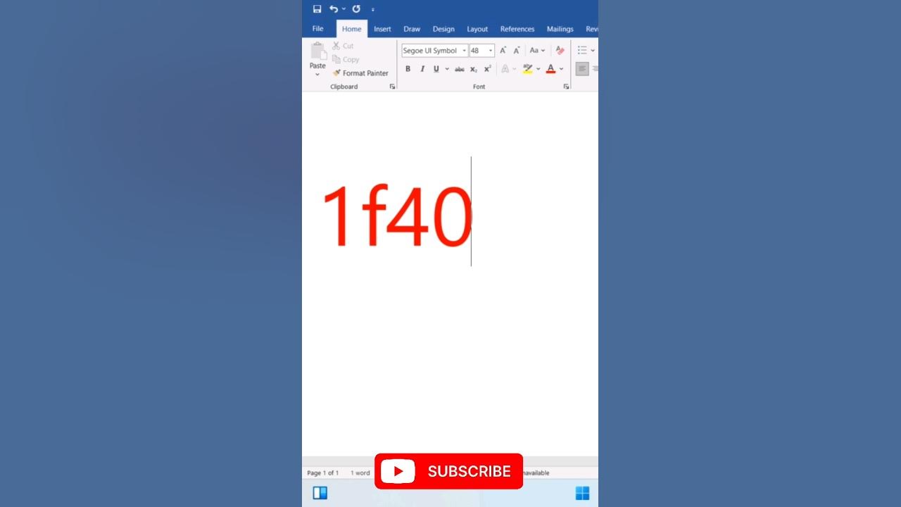 Important Code Ms Word Symbol Coding Banan Youtube
