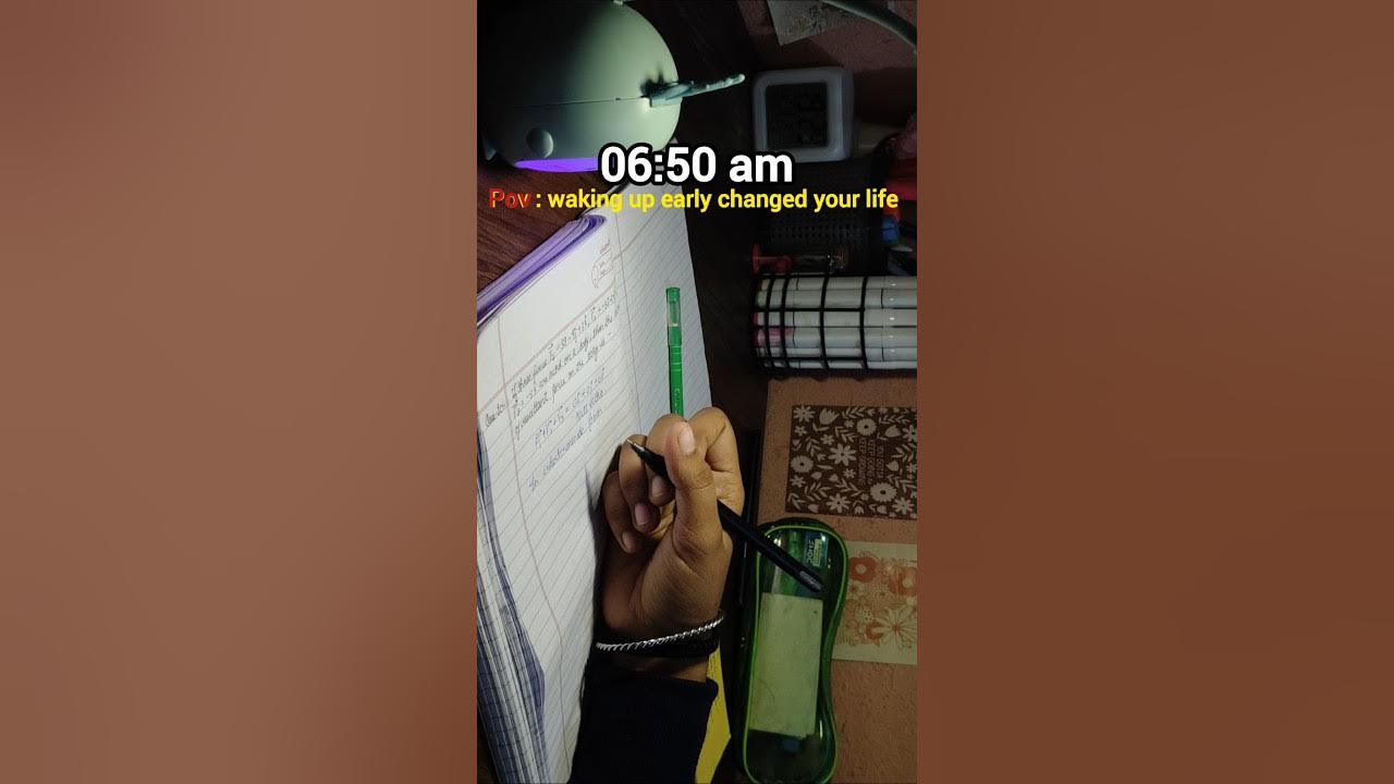 Waking up early can changed your life*🤌💗 #motivation #studymotivation #study#shorts #jeeaspirant ...