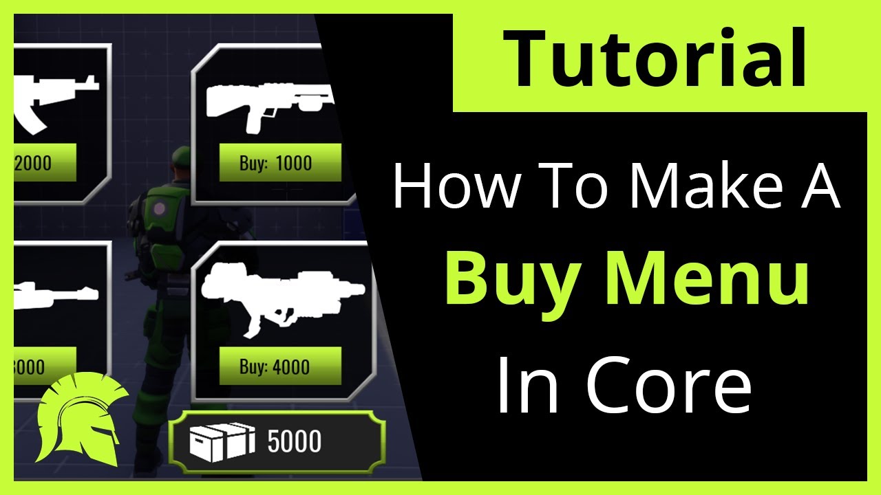 How To Make A Equipment Buy Menu In Core Games - YouTube