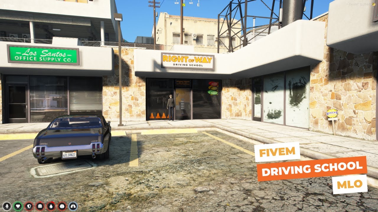 Driving school mlo fivem | Fivem Mods | Interior & map for Roleplay | FiveM mlo store - YouTube