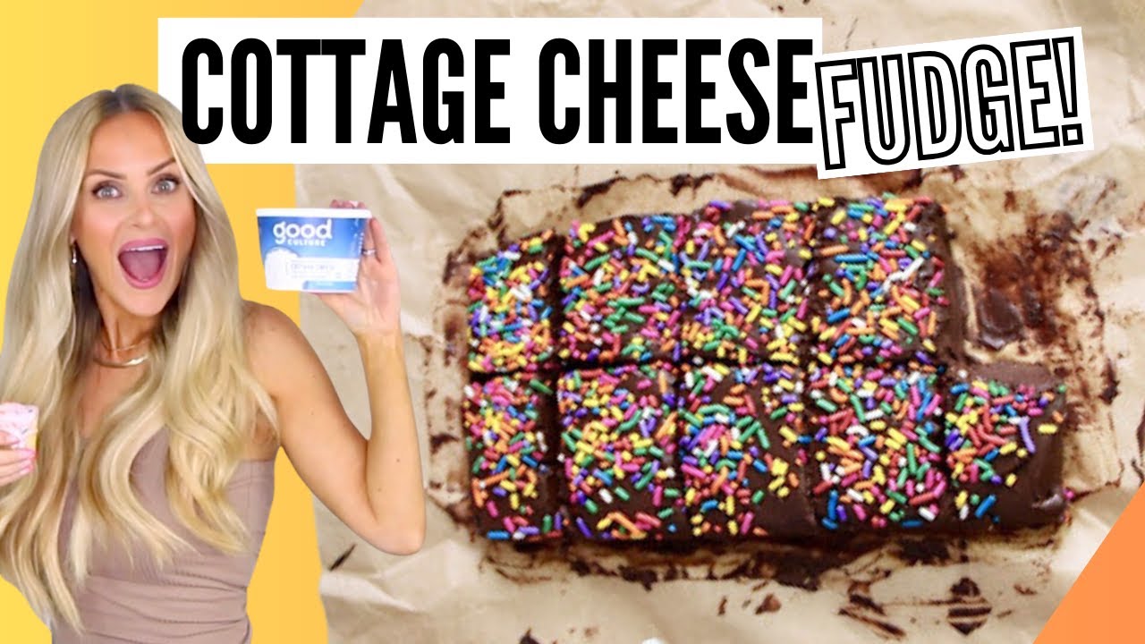5-Ingredient Cottage Cheese Chocolate Fudge // Lindsay Ann - YouTube