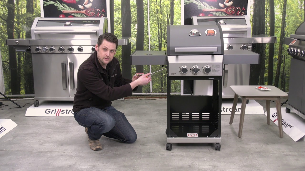 Classic Grillstream - Tool Box - Step 8 - Fitting the side burner - YouTube
