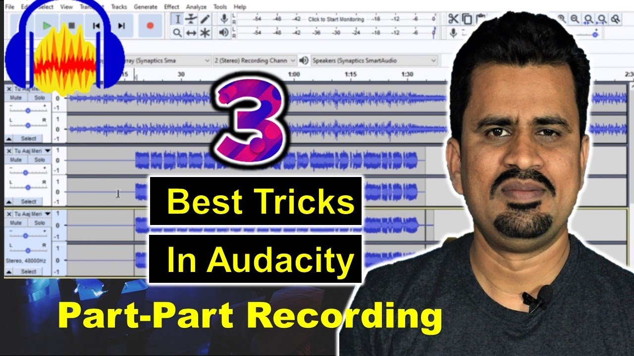 Audacity Par Part Part Kaise Record Karen | Hindi | ऑडेसिटी कम्पलीट टुटोरिअल for Beginners - YouTube