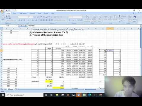 Linear Regression Assignment QM - YouTube
