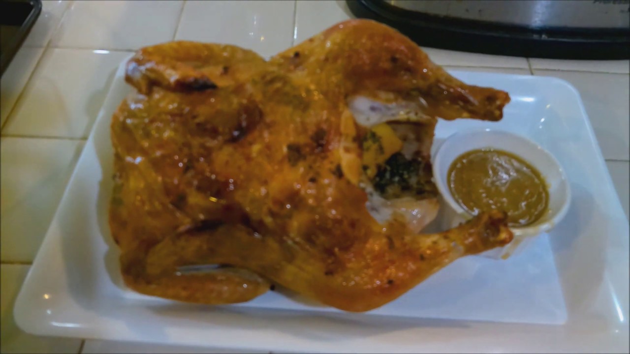 How to Make Roasted Lemon Chicken Recipe with Lemon Gravy - YouTube