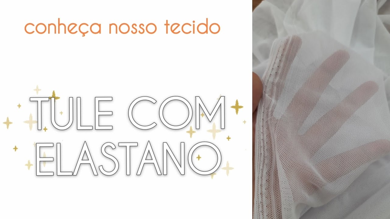 Conheça o tecido TULE COM ELASTANO | ALMIRANTE TÊXTIL | Loja de tecidos ...