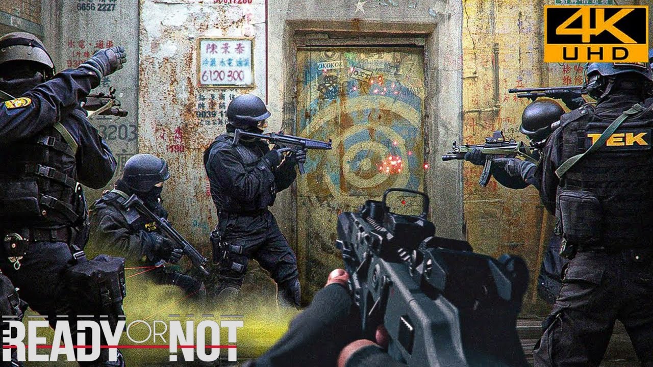 Terrorist attack in office_Ready or Not, Final mission-[4k HDR]#gaming# ...