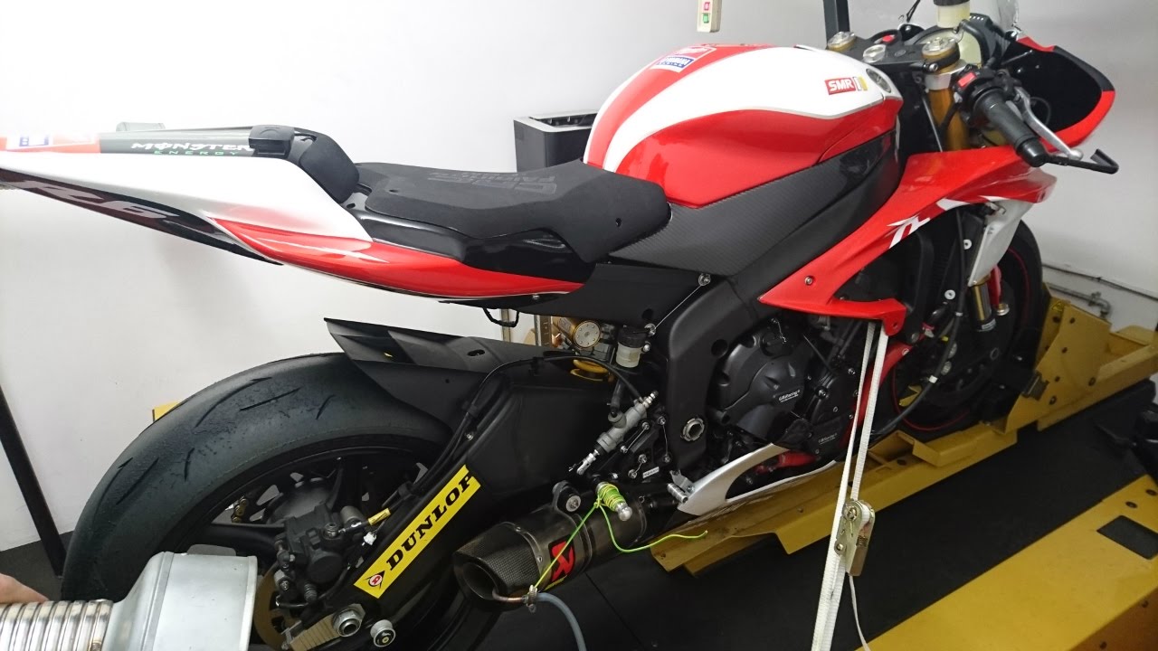 MICHAEL DUNLOP'S YAMAHA R6 ON DYNO - YouTube