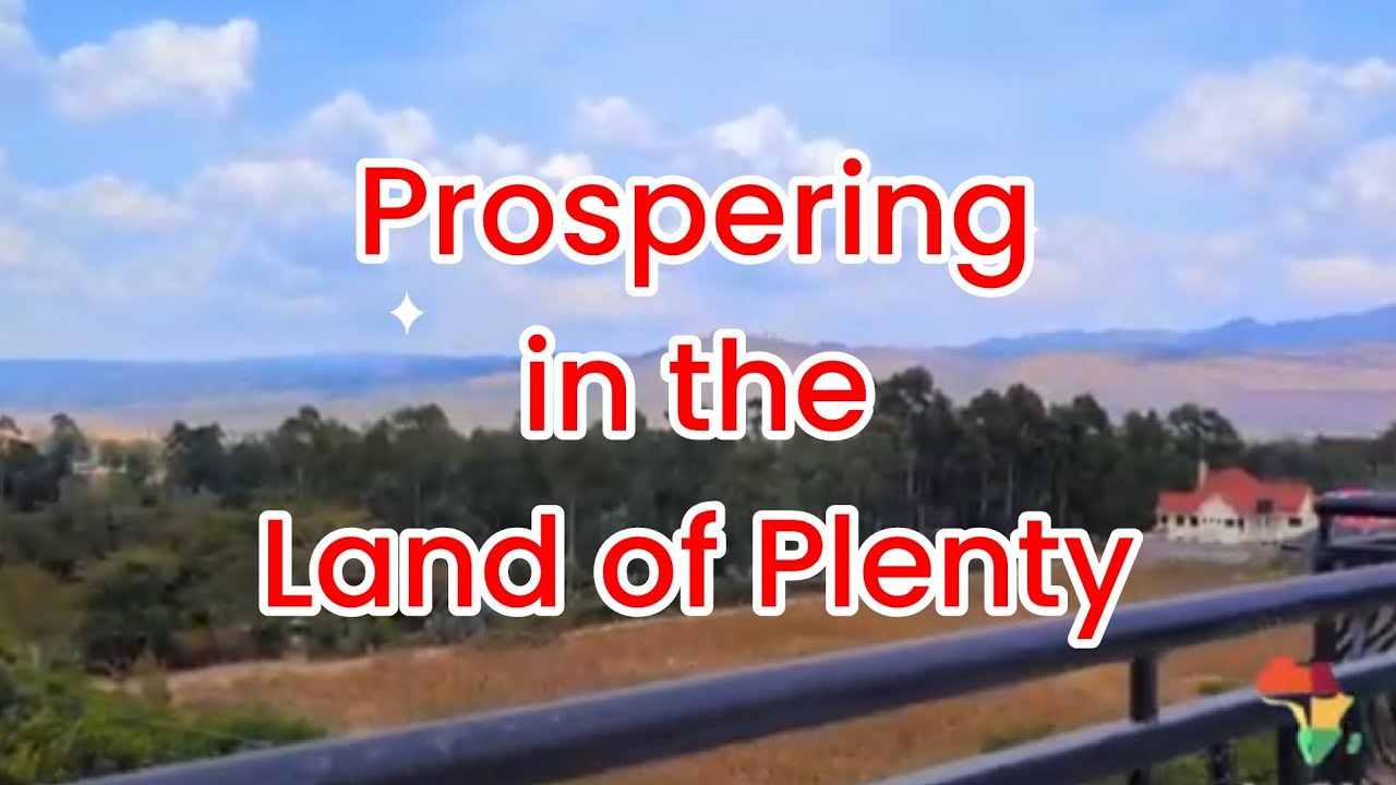 Sermon: "Prospering in the Land of Plenty" - YouTube