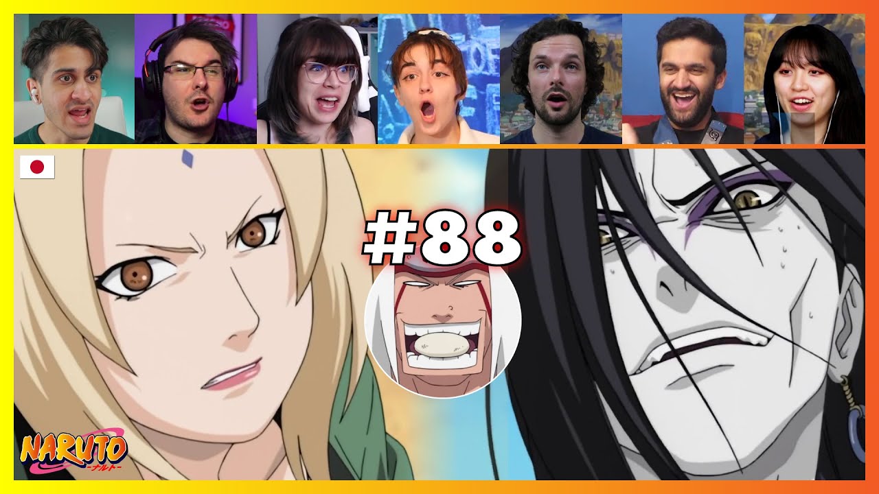 Naruto Episode 88 | Mark of the Leaf! | Reaction Mashup ナルト - YouTube