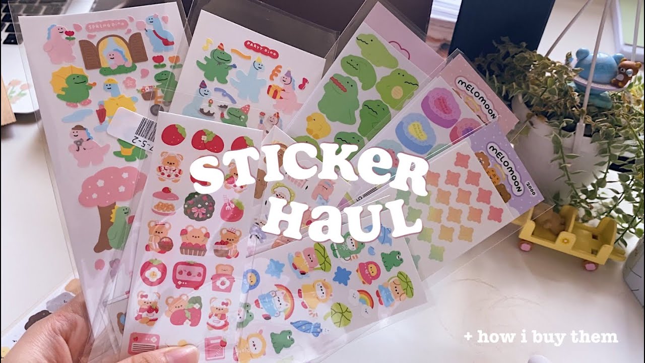 taobao korean sticker haul + how to buy them! - YouTube