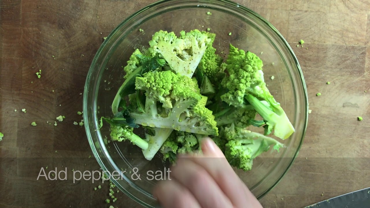 How to make roasted Romanesco. Watch how to roast Romanesco for a tasty ...